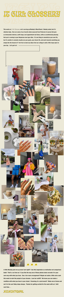 MONDAY MOOD BOARD – Coco McCall Shop