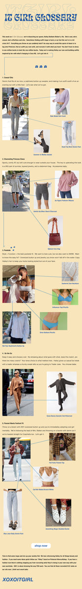 IT GIRL SPOTLIGHT: BECOMING HAILEY BIEBER – Coco McCall Shop