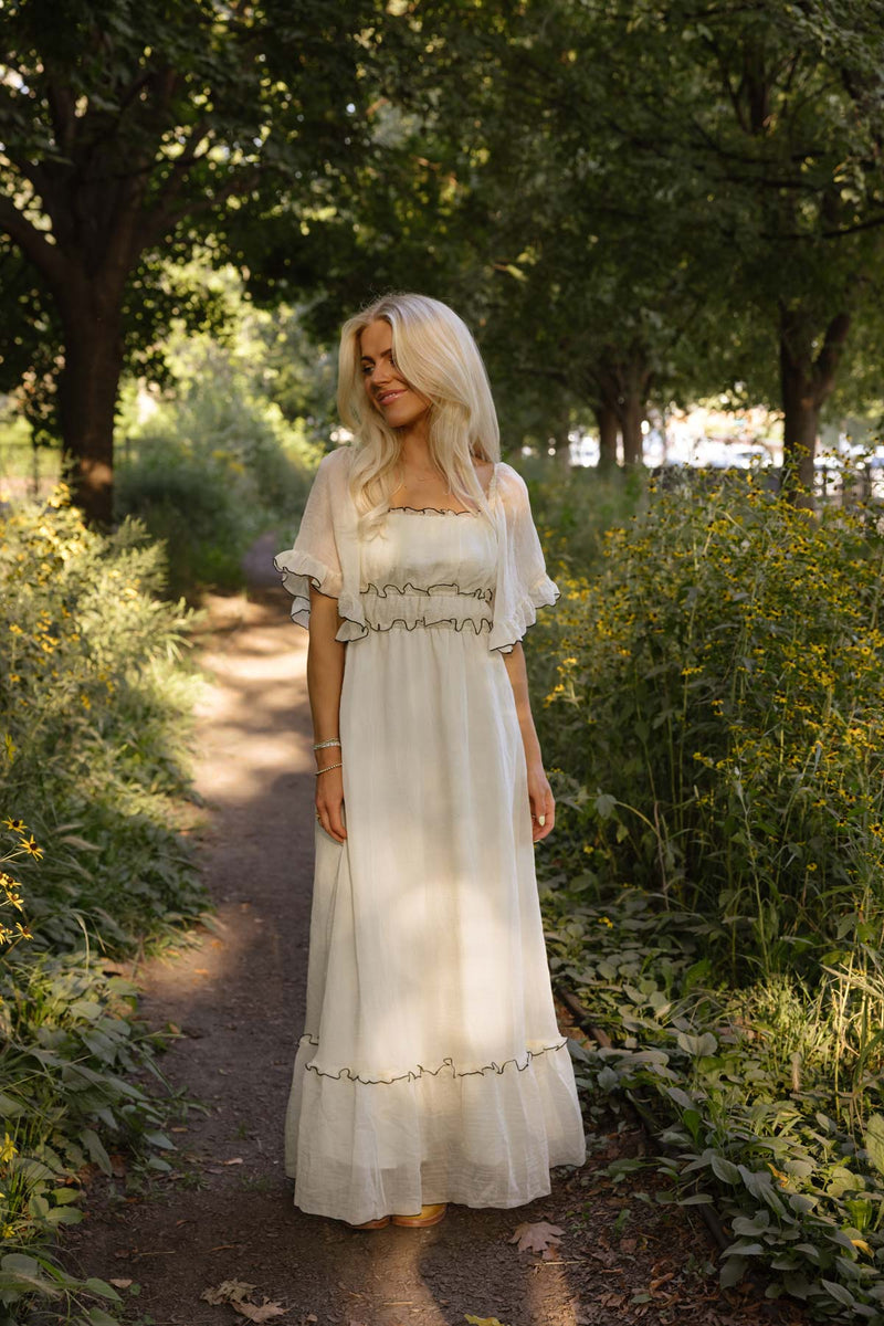 Dreamfield Maxi Dress // Vanilla – Coco McCall Shop