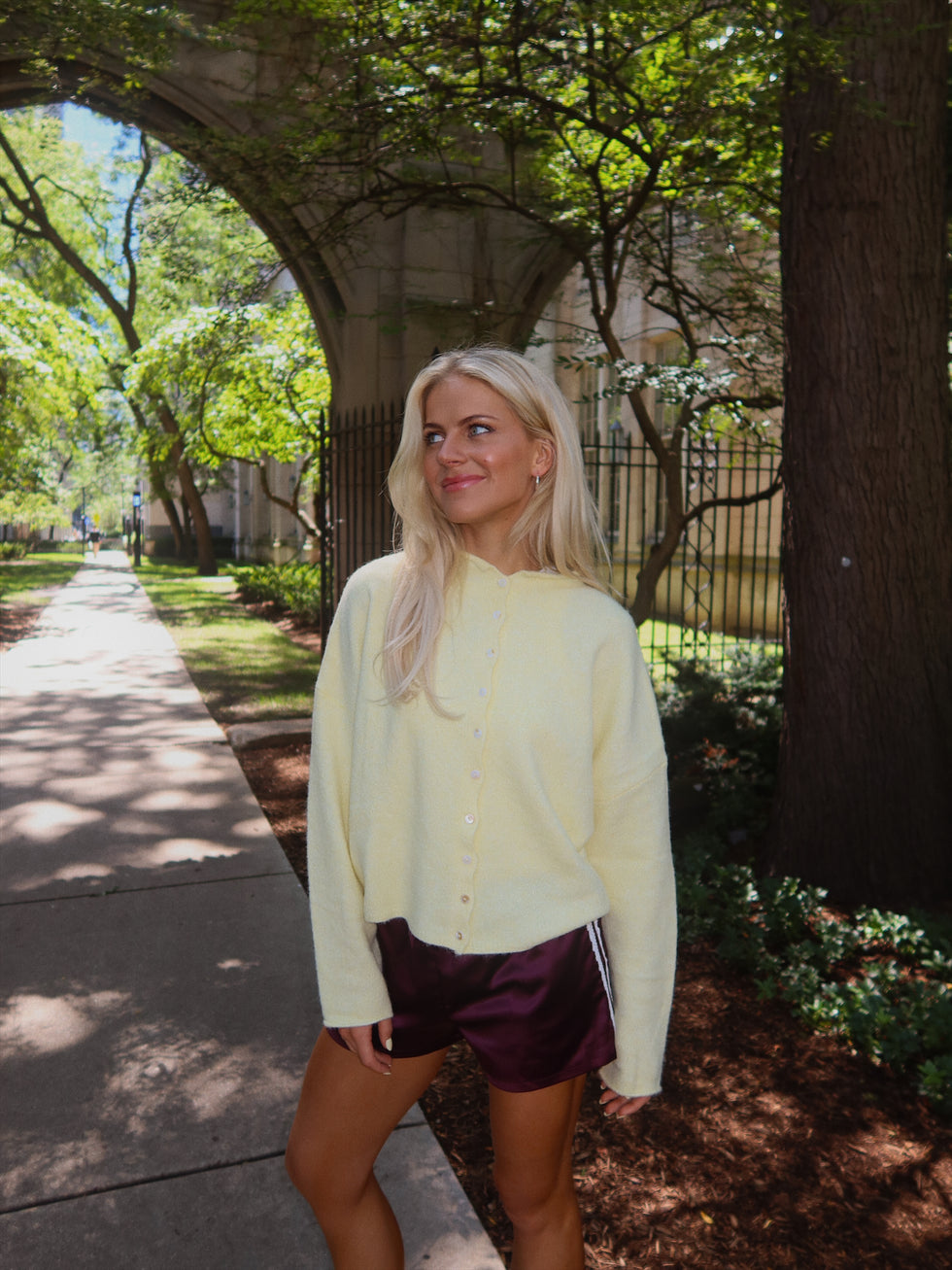 Coco Cutie Cardigan // Butter Yellow – Coco McCall Shop