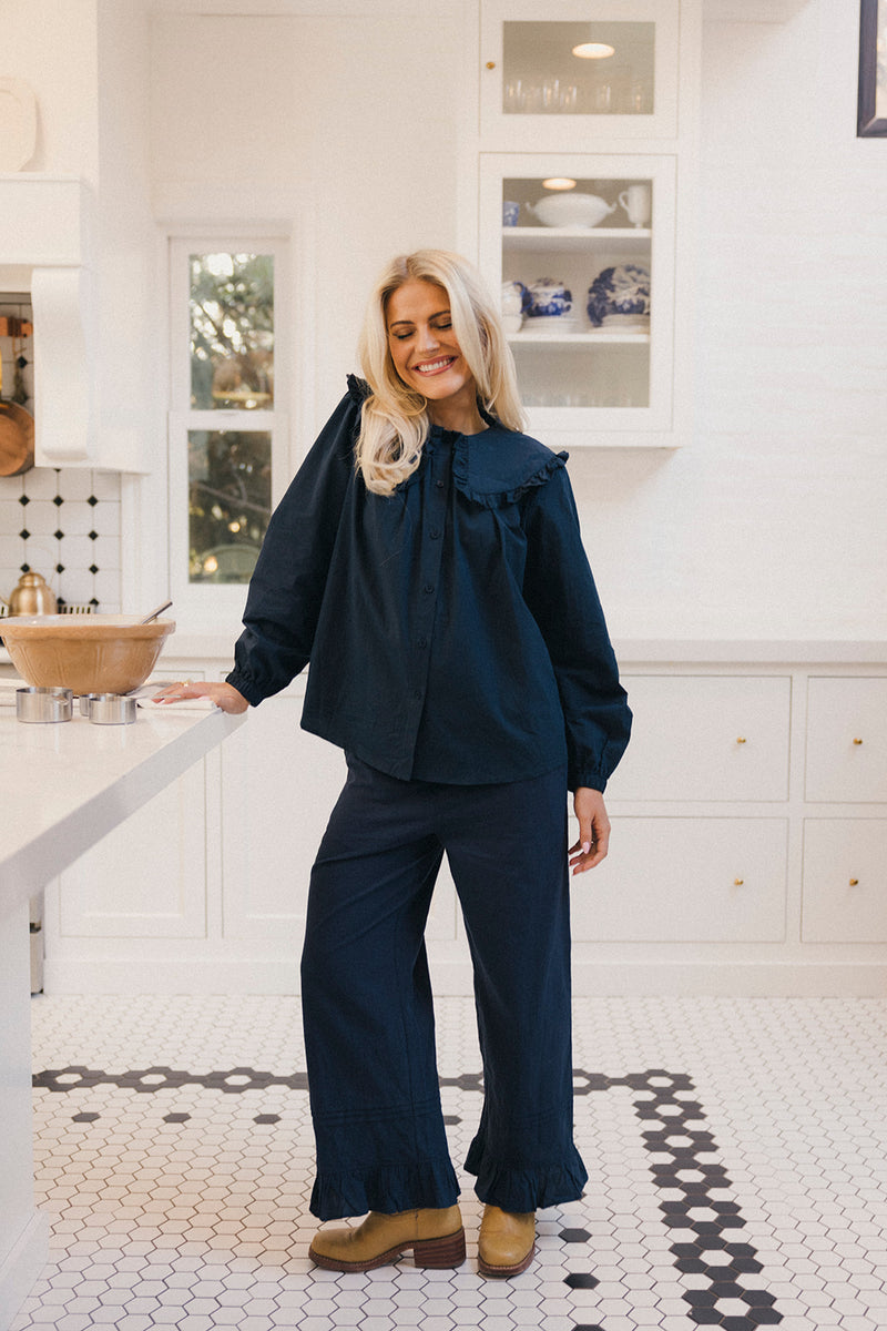 The Lucy Top // Navy – Coco McCall Shop