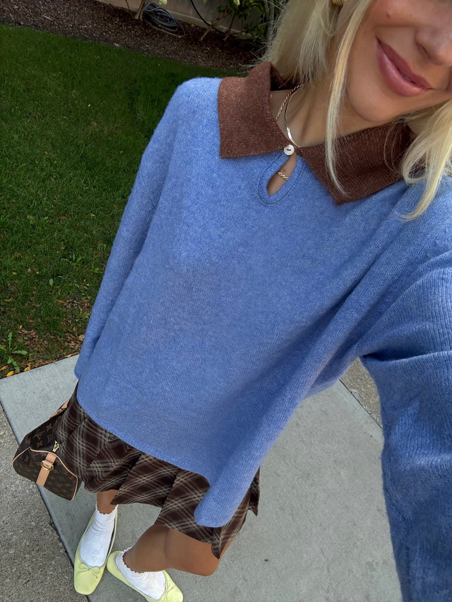 Classic Cutie Polo // Dusty Blue *RESTOCKED* – Coco McCall Shop