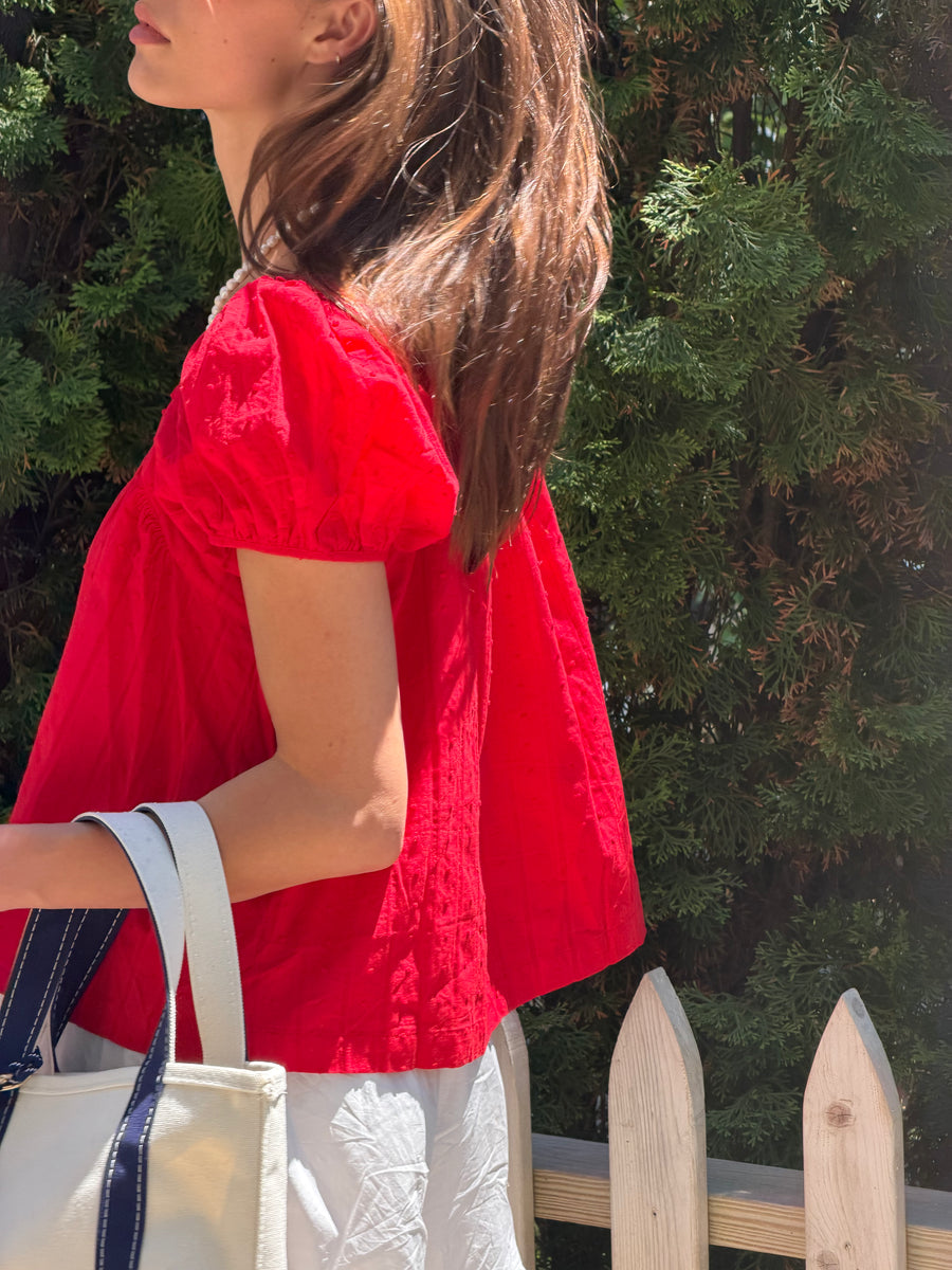 Jackie Top // Cherry – Coco McCall Shop
