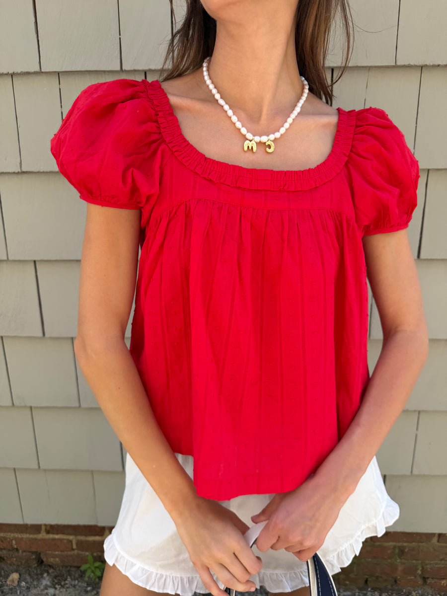 Jackie Top // Cherry – Coco McCall Shop