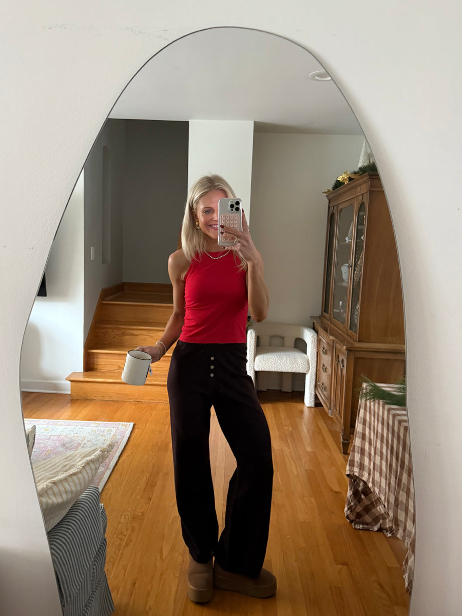 The Effortless Tank // Cherry – Coco McCall Shop