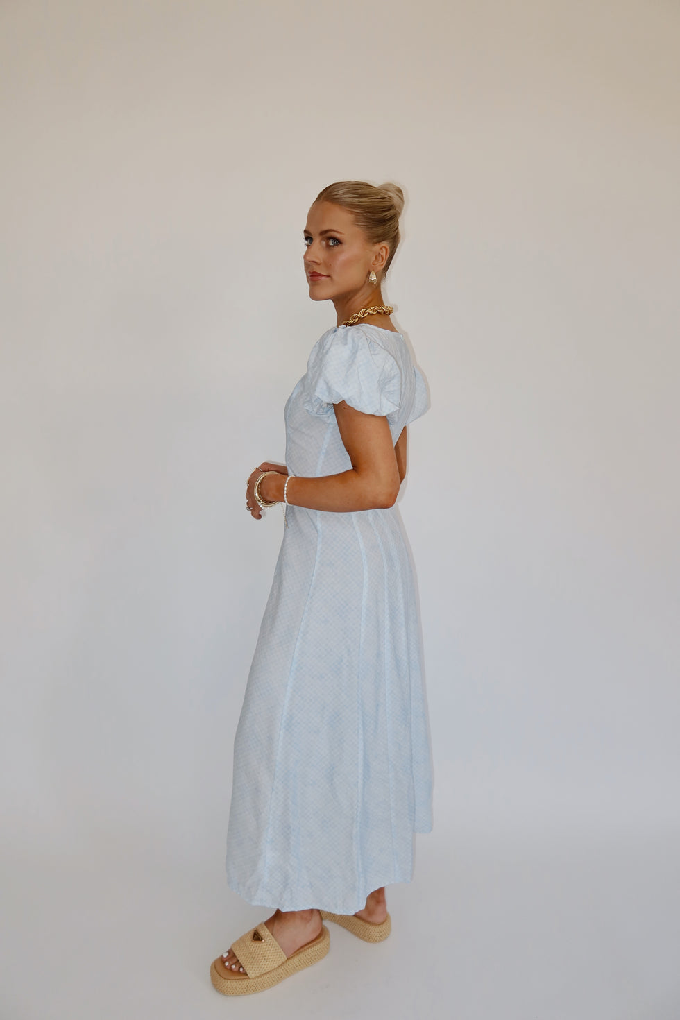 Stay Sunny Dress// Blue – Coco McCall Shop