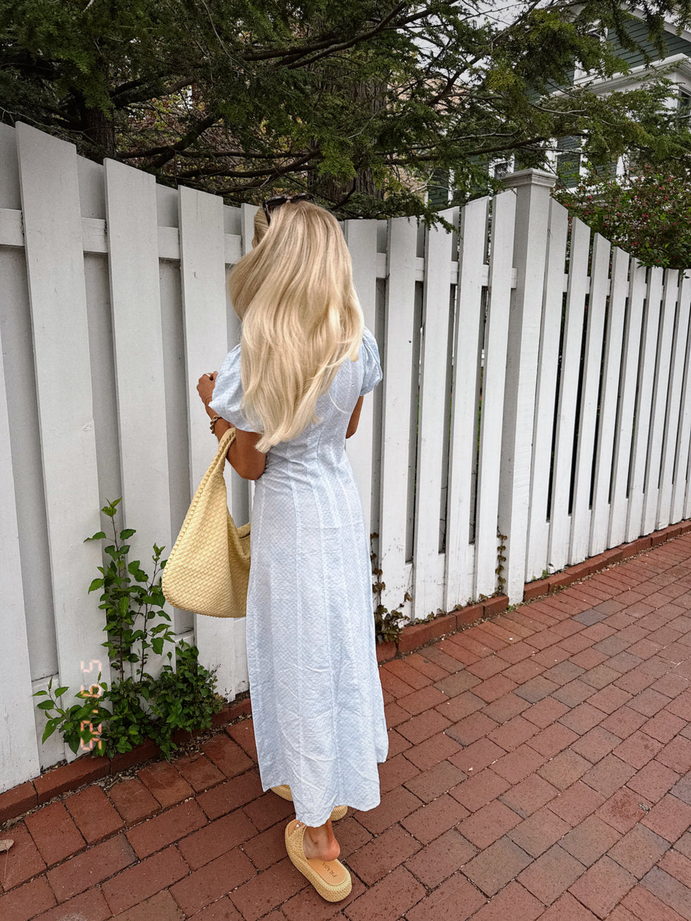 Stay Sunny Dress// Blue – Coco McCall Shop