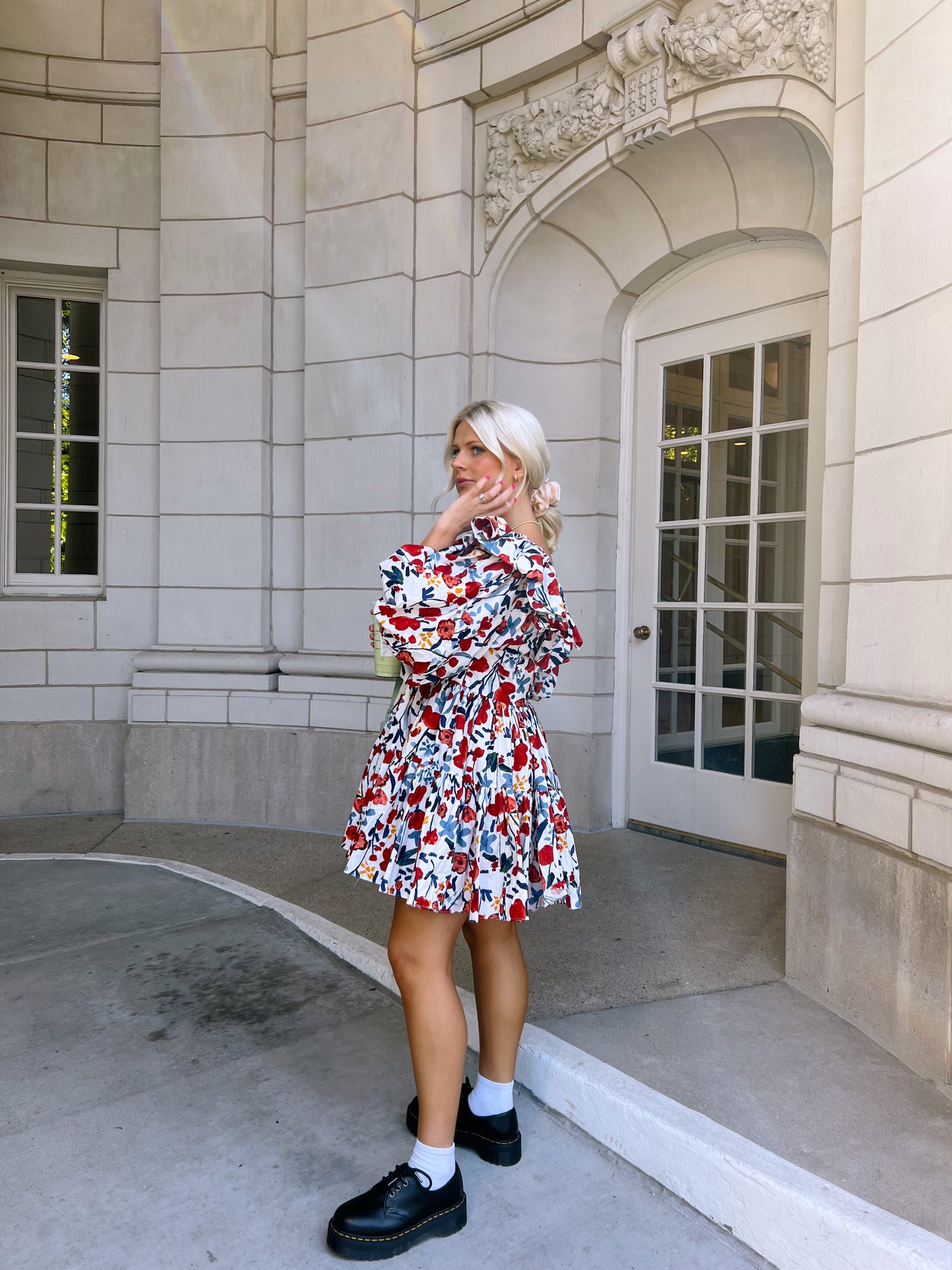 Dream Girl Dress // Red Floral – Coco McCall Shop
