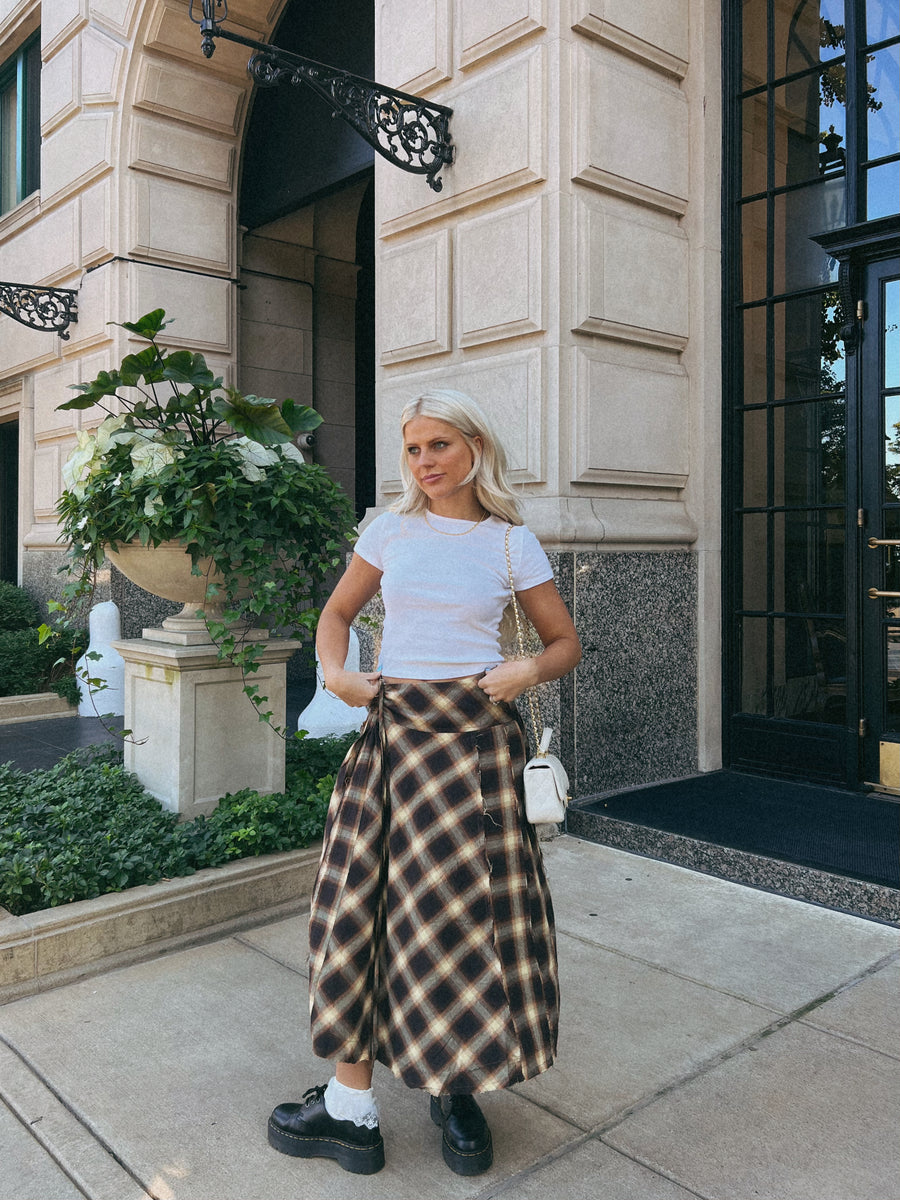 Checkered Love Skirt – Coco McCall Shop