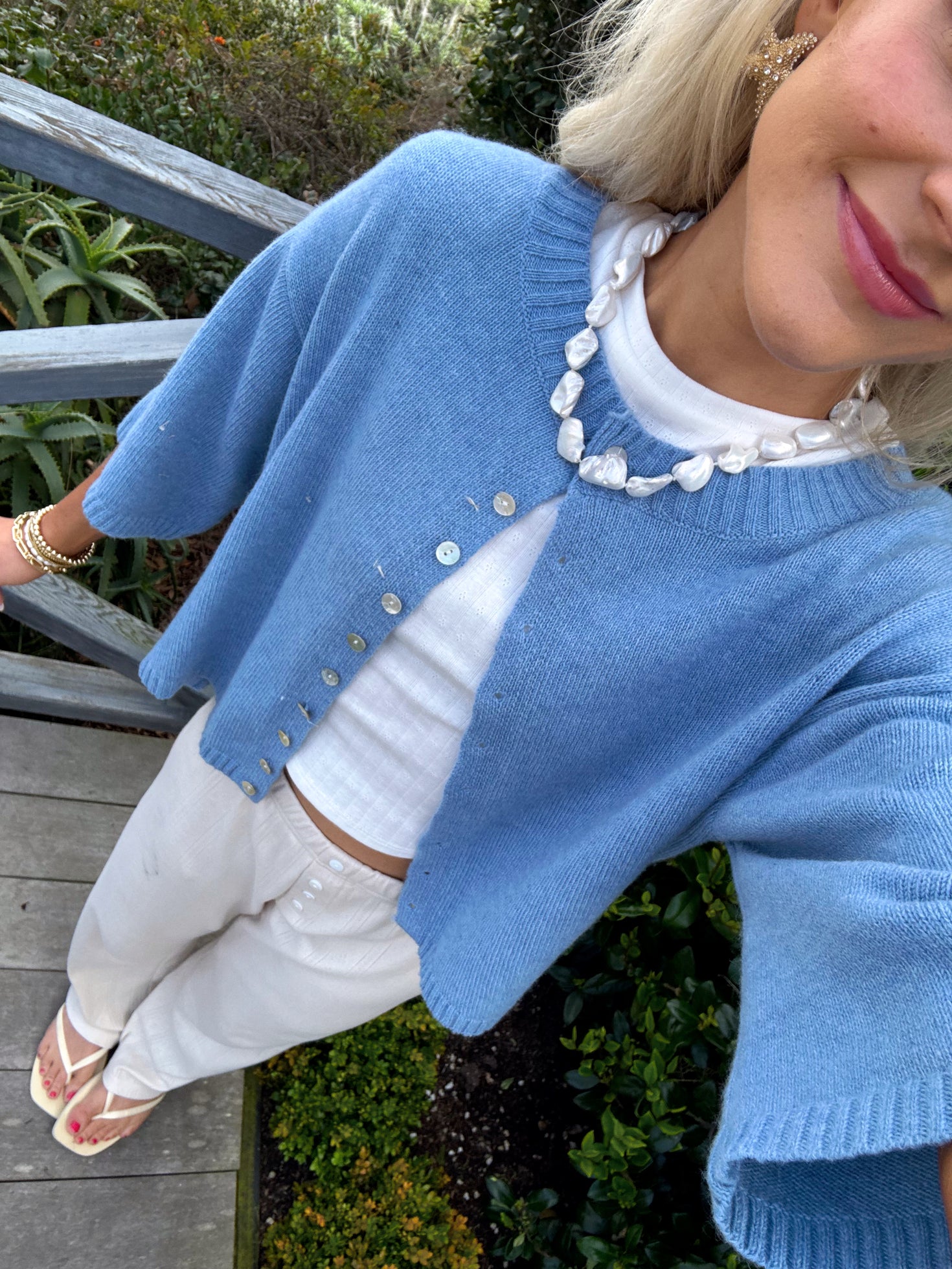 Coastal Cardigan // Ocean Blue *RESTOCKED* – Coco McCall Shop