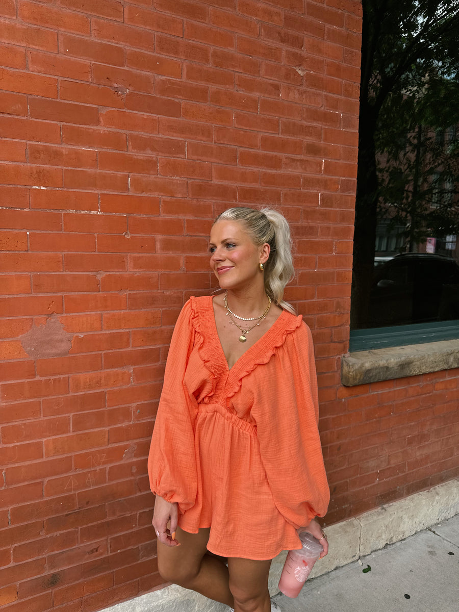 Mimosa Moment Romper *RESTOCKED* – Coco McCall Shop