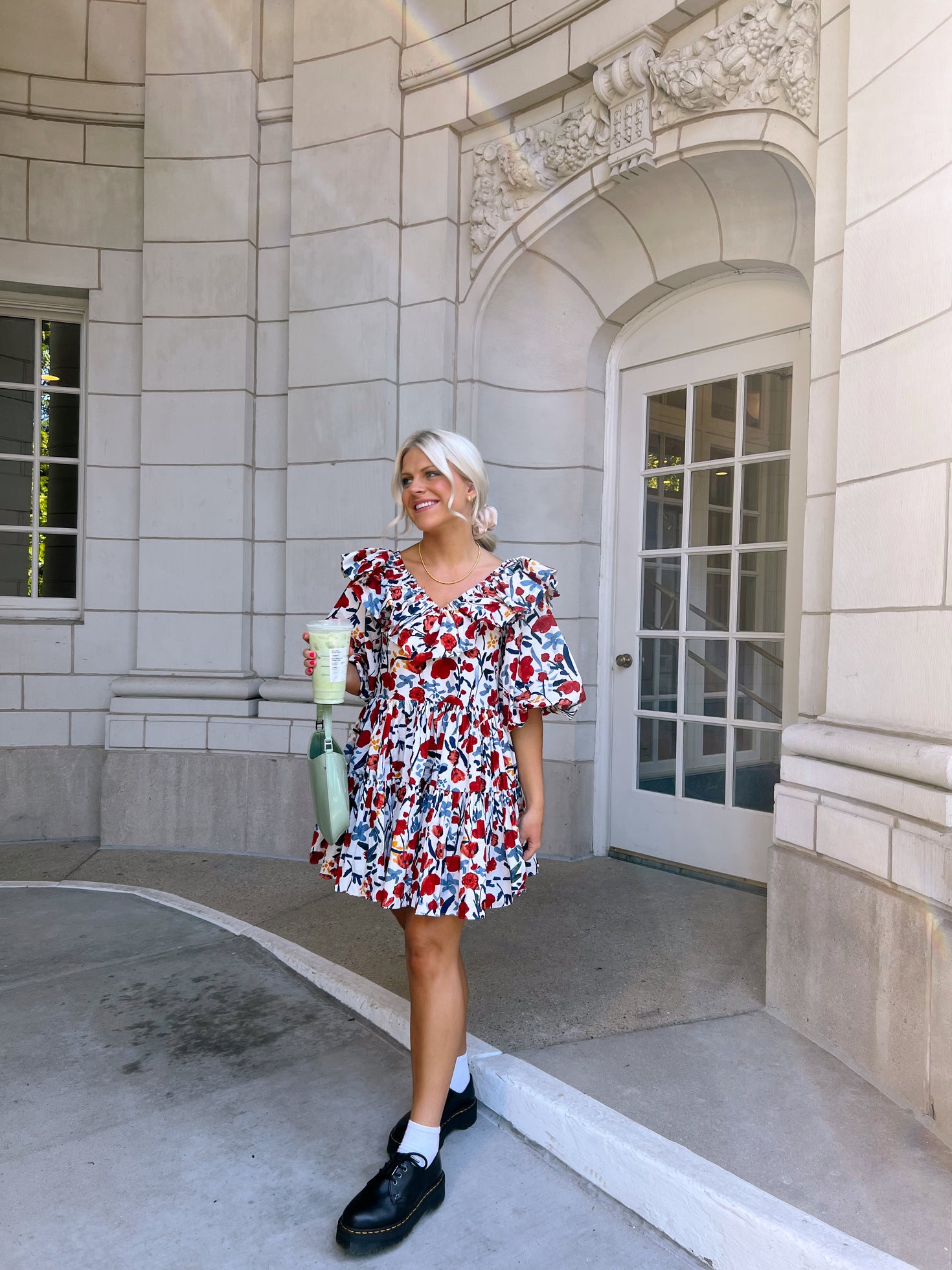 Dream Girl Dress // Red Floral – Coco McCall Shop