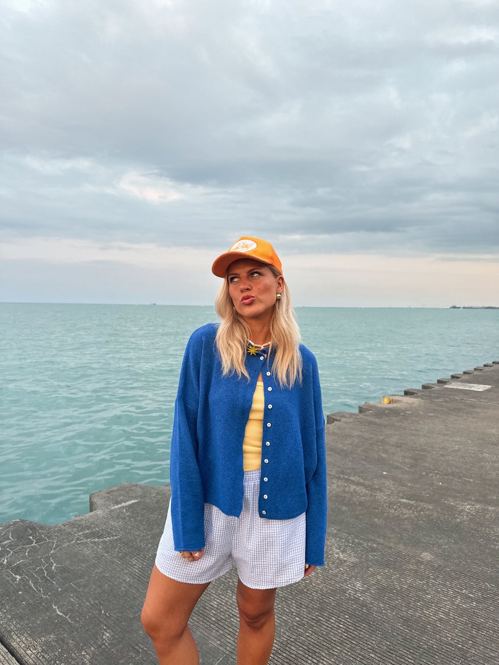 Coco Cutie Cardigan // Cobalt *RESTOCKED* – Coco McCall Shop