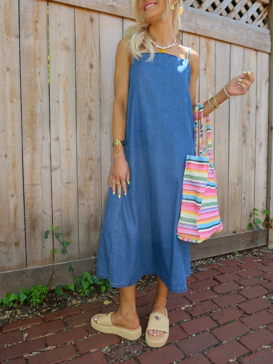Daisy Denim Dress – Coco McCall Shop
