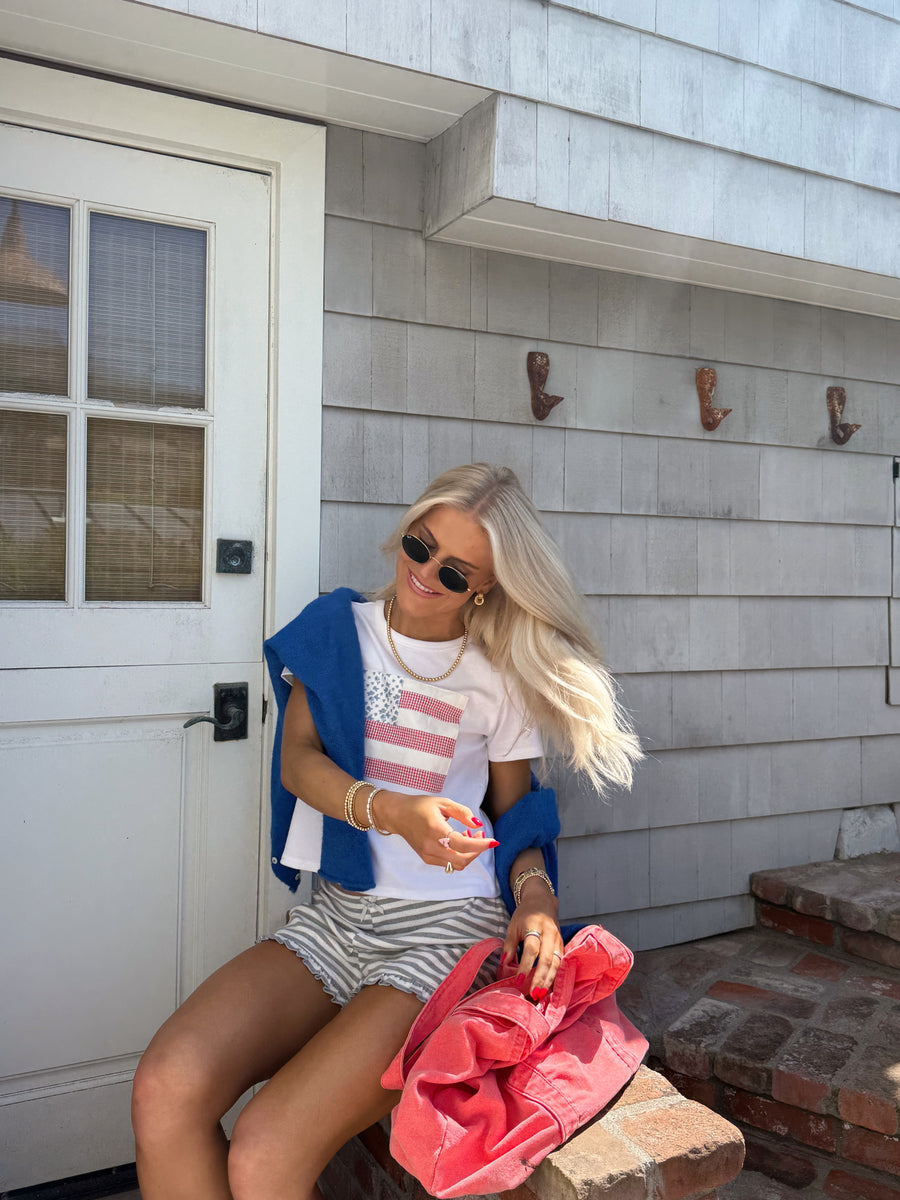 Floral 4th Tee – Coco McCall Shop