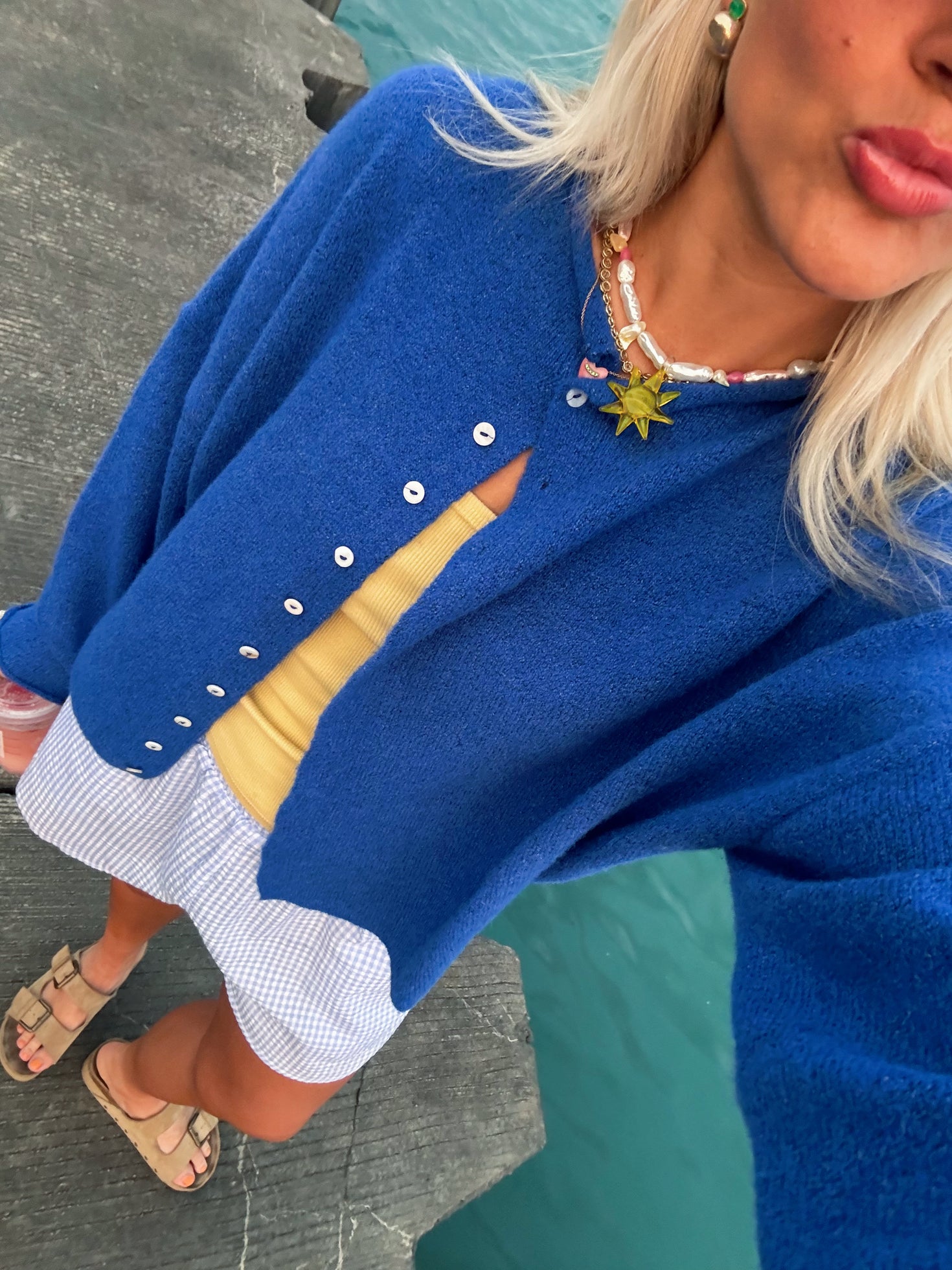 Coco Cutie Cardigan // Cobalt *RESTOCKED* – Coco McCall Shop