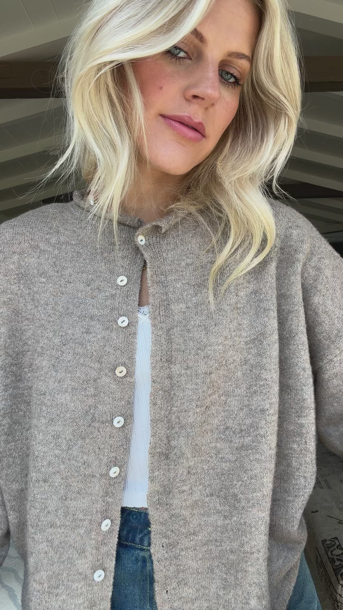 Coco Cutie Cardigan // Mocha *PREORDER* – Coco McCall Shop