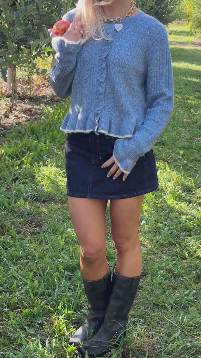 Autumn Cardigan // Powder Blue – Coco McCall Shop