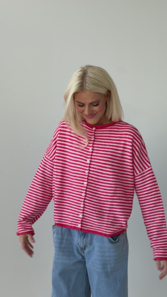 Coco Cutie Cardigan // Cherry Pink – Coco McCall Shop