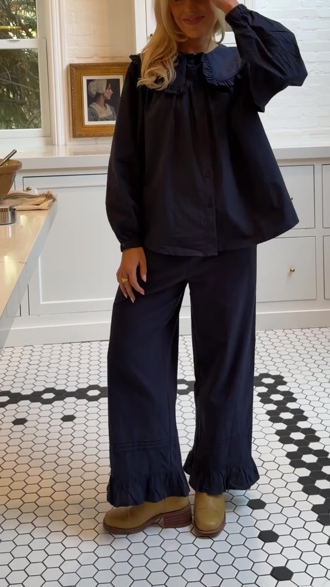 The Lucy Top // Navy – Coco McCall Shop