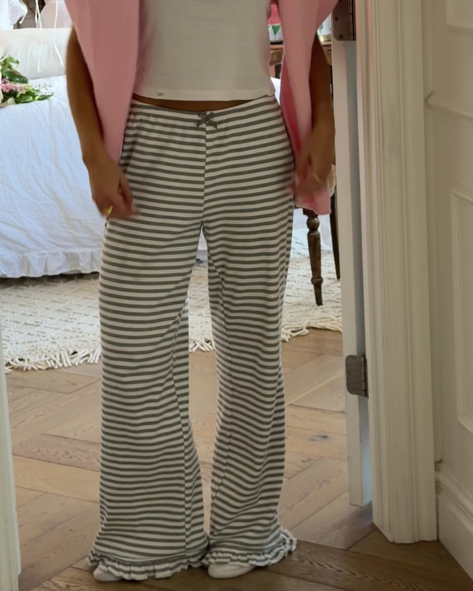 Sunday Girl Striped Pant // H. Grey *RESTOCKED* – Coco McCall Shop