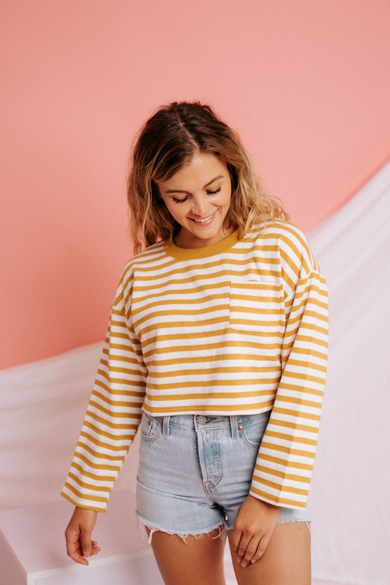 Totally Crushin' Striped Pullover – Coco McCall Shop