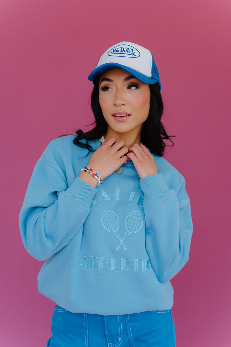 Mali-boo Babe Pullover// Blue – Coco McCall Shop